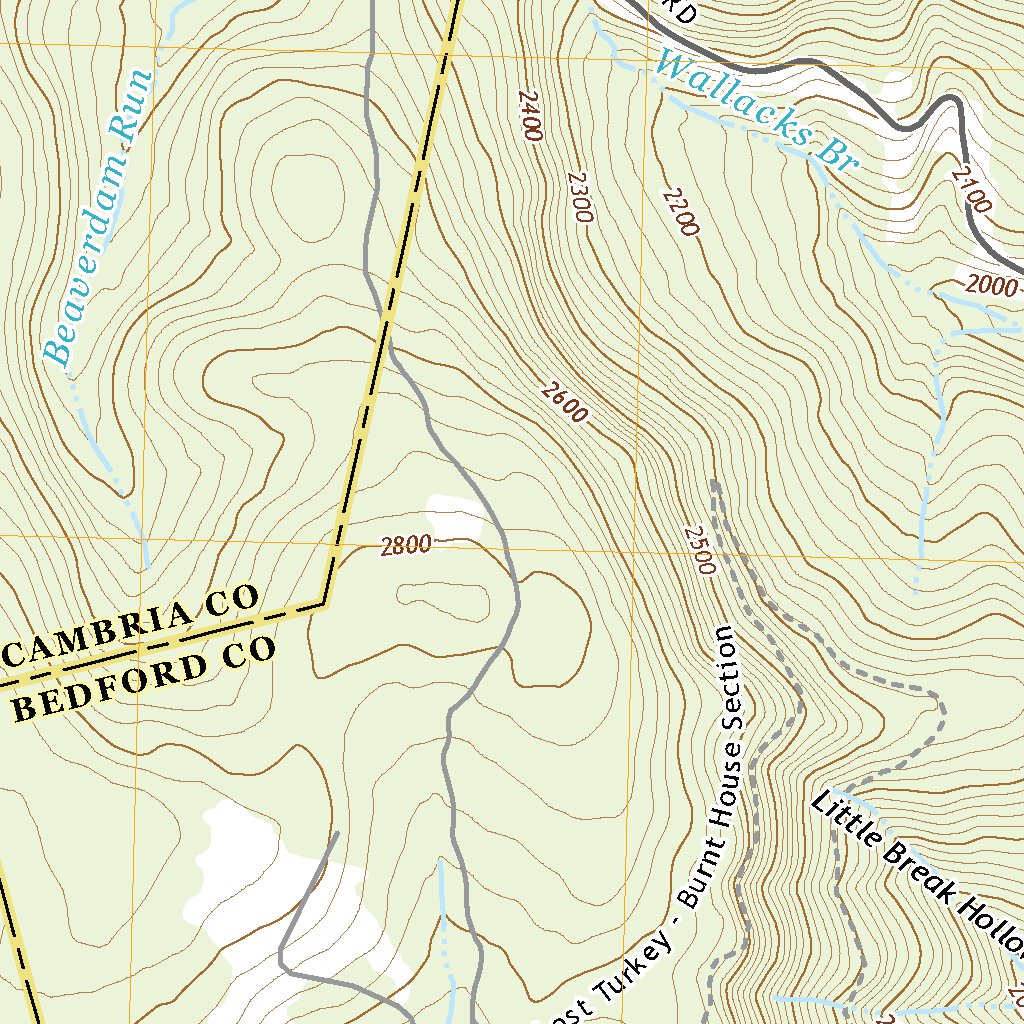 Beaverdale, PA (2019, 24000-Scale) Map by United States Geological ...