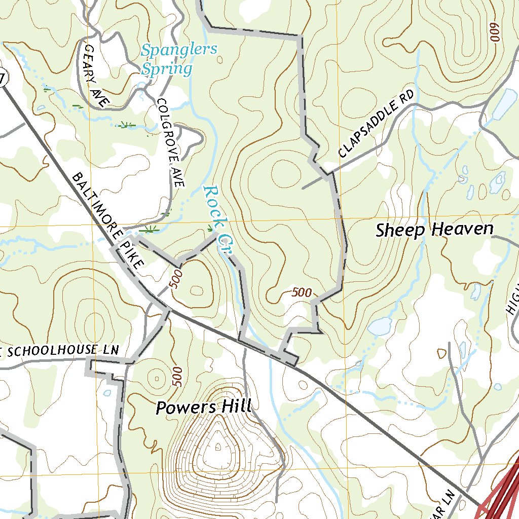 Gettysburg, PA (2019, 24000-Scale) Map by United States Geological ...