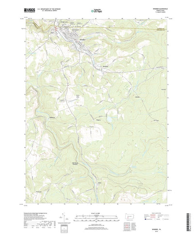 Windber, PA (2019, 24000-Scale) Map by United States Geological Survey ...