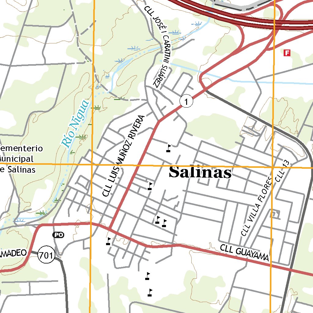 Salinas, PR (2018, 20000-Scale) Map by United States Geological Survey ...