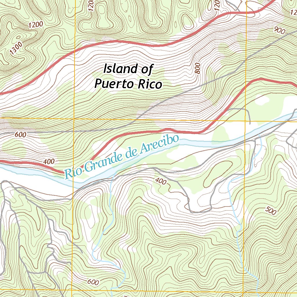 Utuado, PR (2013, 20000-Scale) Map by United States Geological Survey ...