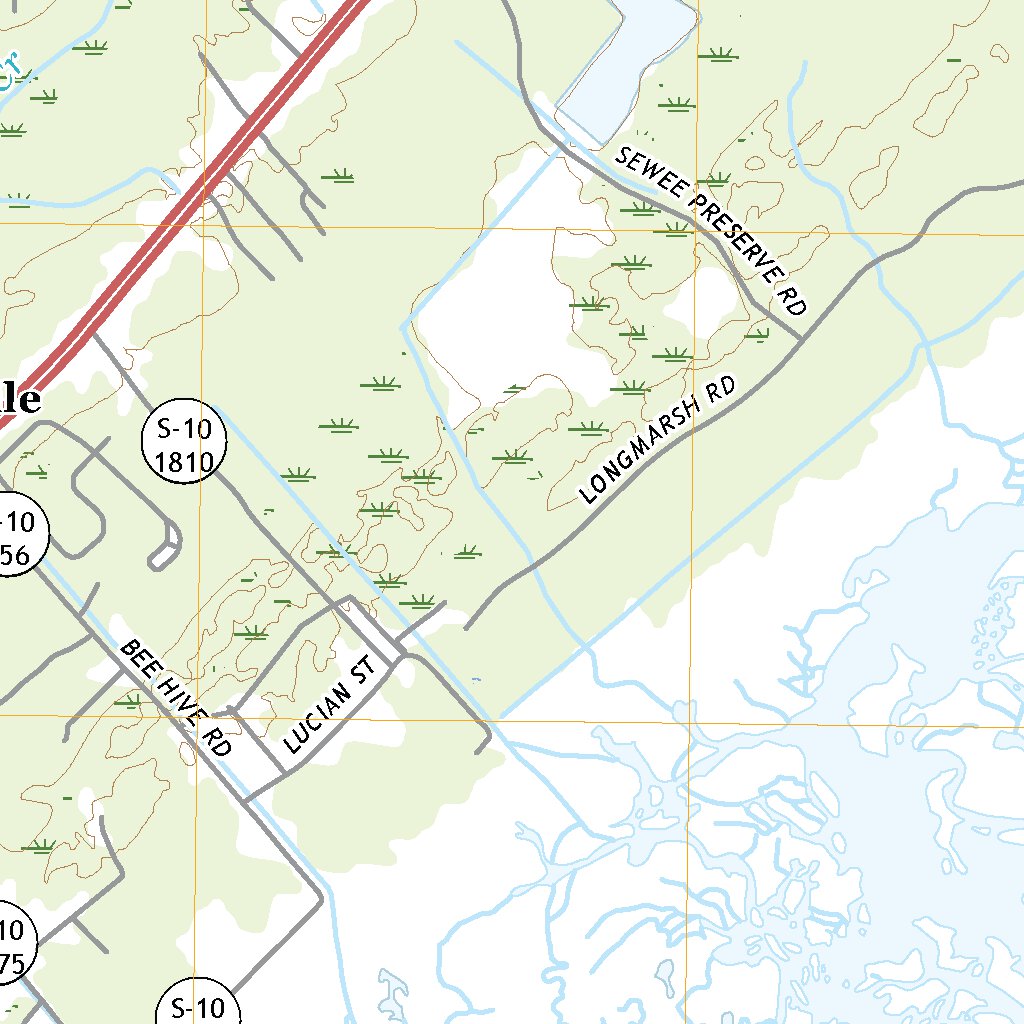 Sewee Bay, SC (2020, 24000-Scale) Map by United States Geological ...