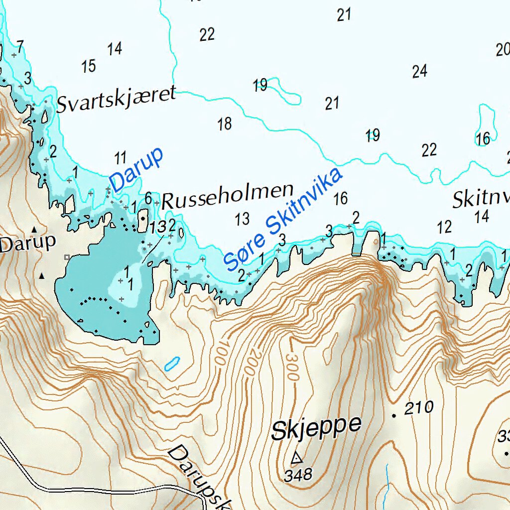 Municipality of Hasvik Map by The Norwegian Mapping Authority | Avenza Maps