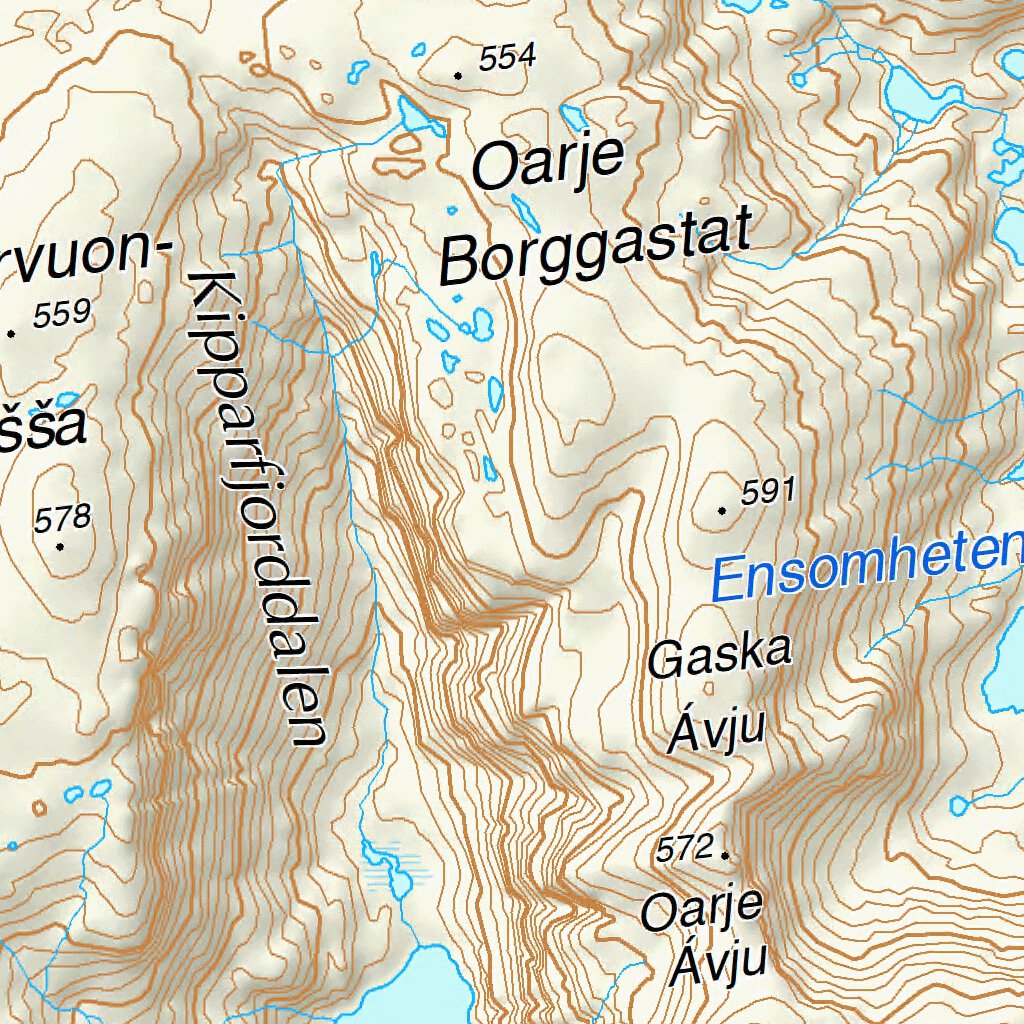 Municipality of Hasvik Map by The Norwegian Mapping Authority | Avenza Maps