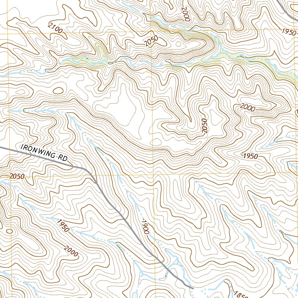 Badnation NW, SD (2017, 24000-Scale) Map by United States Geological ...
