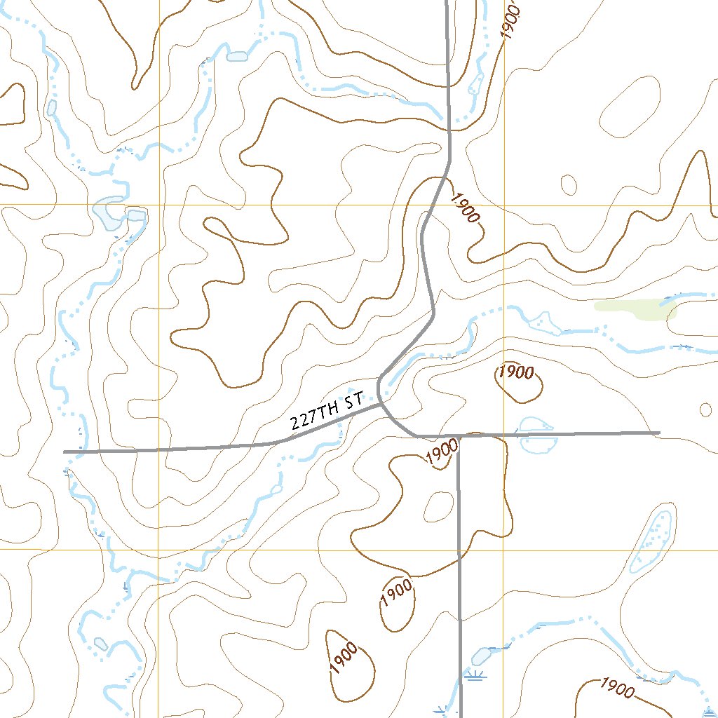 Gannvalley SE, SD (2017, 24000-Scale) Map by United States Geological ...