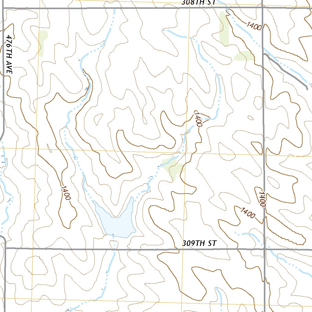Nora, SD (2021, 24000-Scale) Map by United States Geological Survey ...