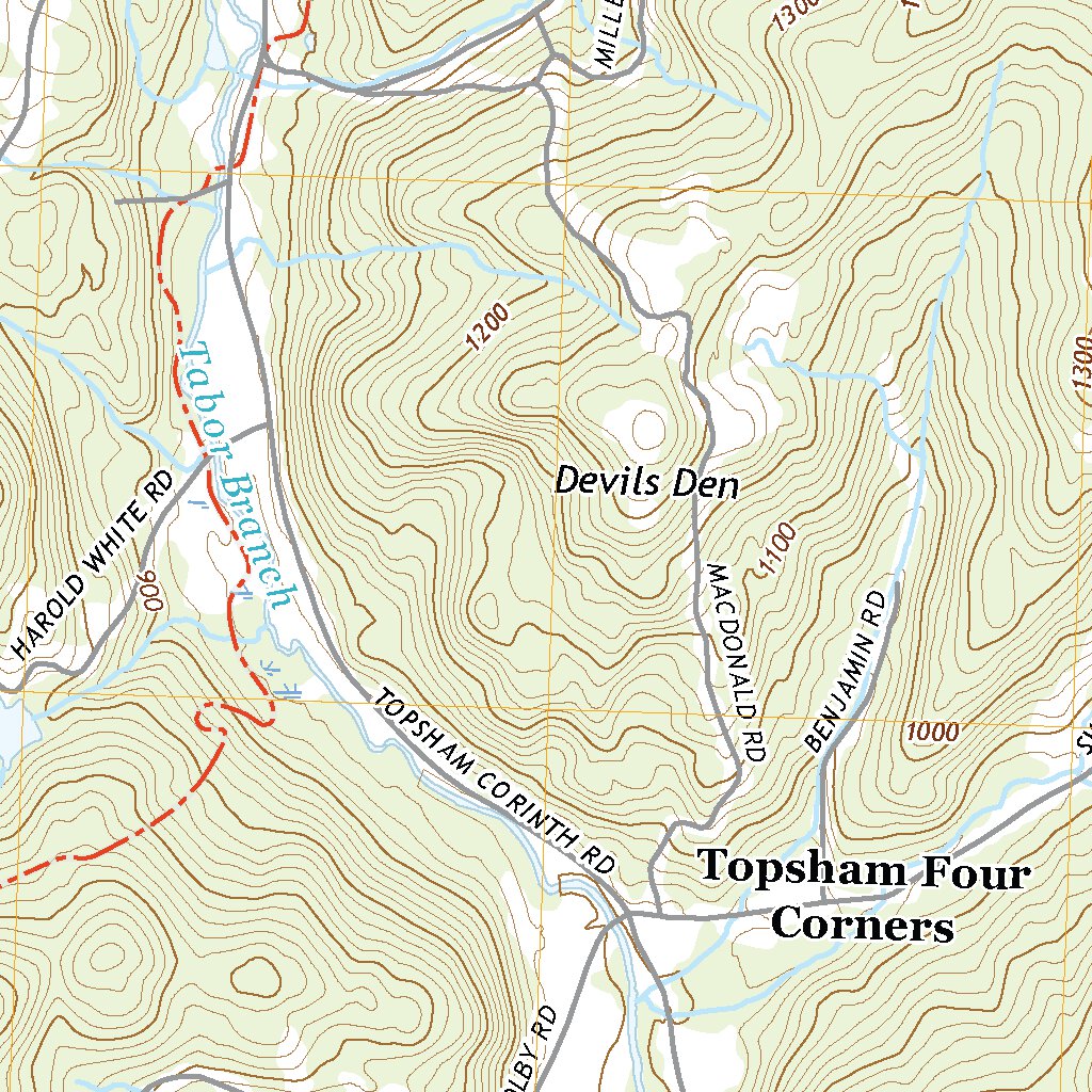 East Corinth, VT (2021, 24000-Scale) Map by United States Geological ...