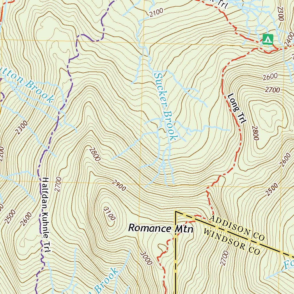 Bread Loaf, VT (2021, 24000-Scale) Map by United States Geological ...