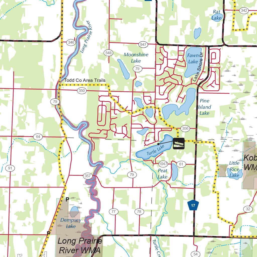 Central-Northwest MN All-Outdoors Atlas & Field Guide pg. 068-069 Map ...