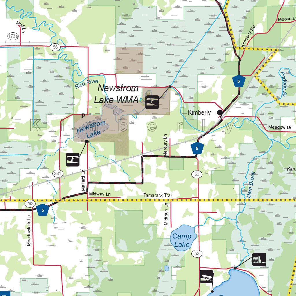 Central-Northwest MN All-Outdoors Atlas & Field Guide pg. 056-057 Map ...