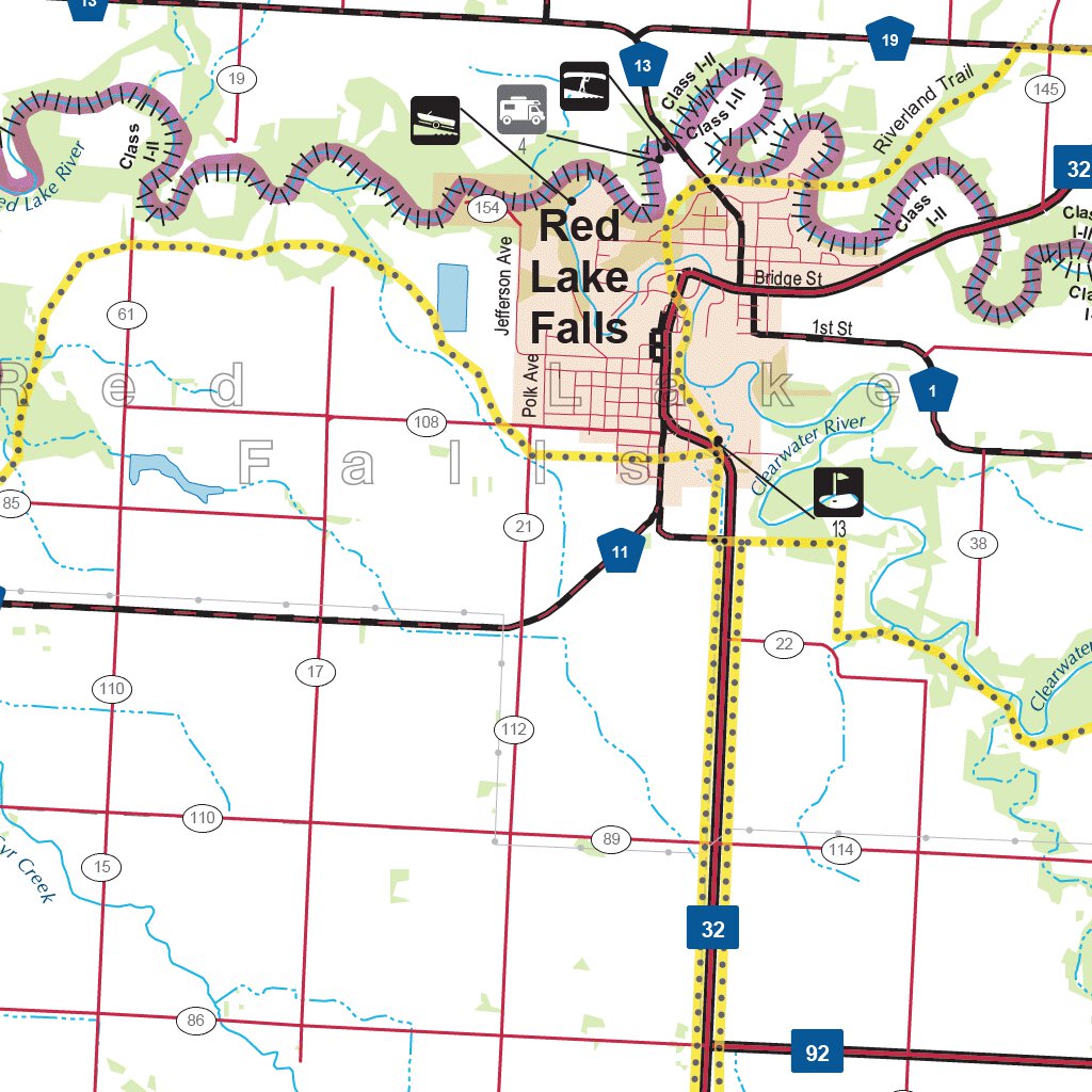Central-Northwest MN All-Outdoors Atlas & Field Guide pg. 024-025 Map ...