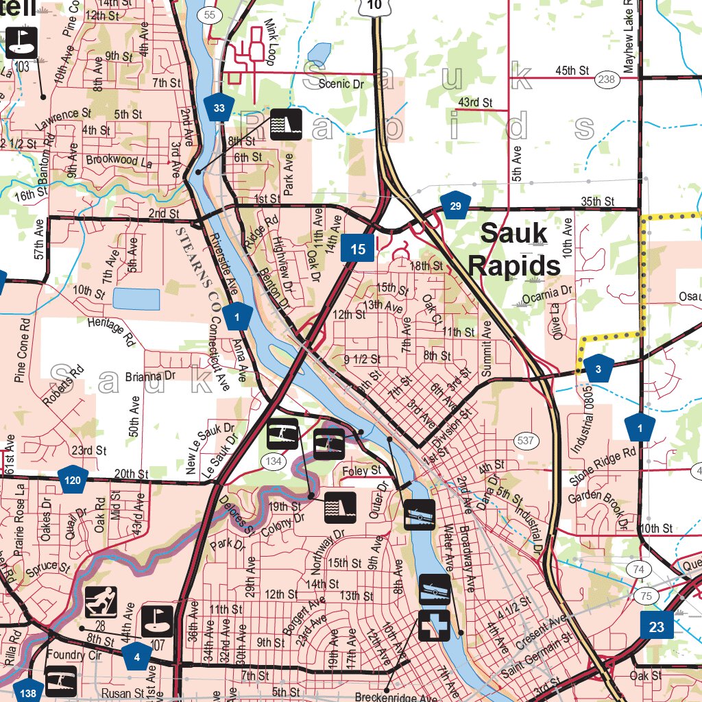 Central-Northwest MN All-Outdoors Atlas & Field Guide pg. 100-101 Map ...