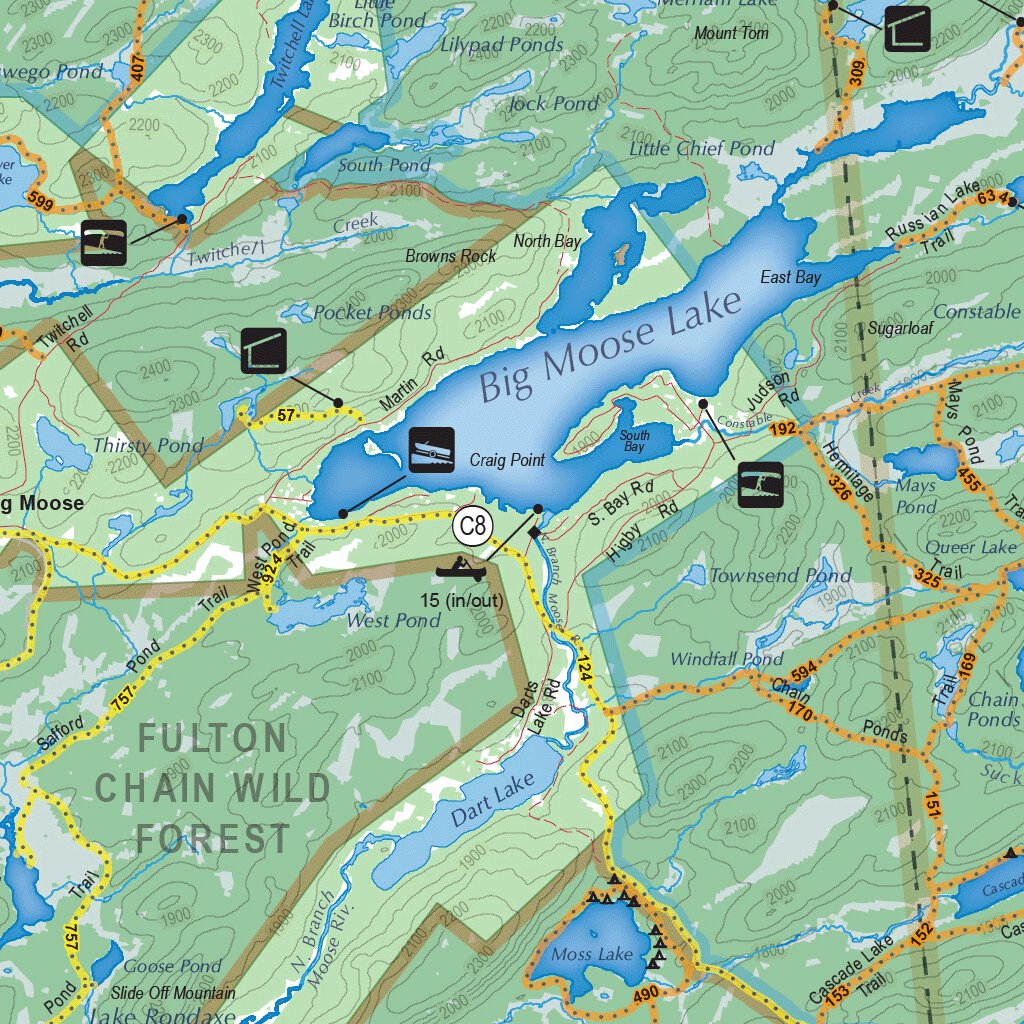 Eastern NY All-Outdoors Atlas & Field Guide pg. 108-109 Map by ...