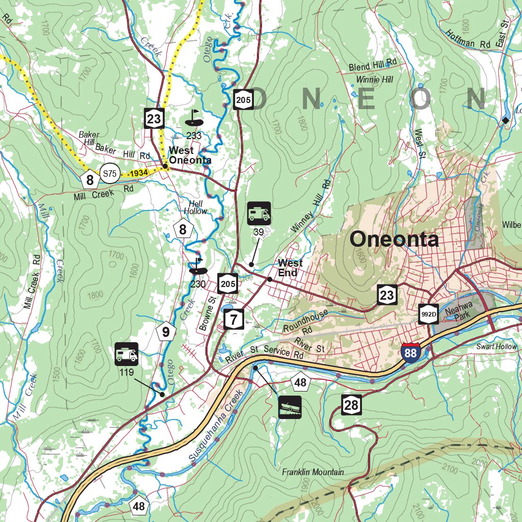 Eastern NY All-Outdoors Atlas & Field Guide pg. 138-139 Map by ...