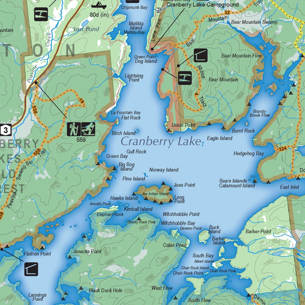 Eastern NY All-Outdoors Atlas & Field Guide pg. 100-101 Map by ...