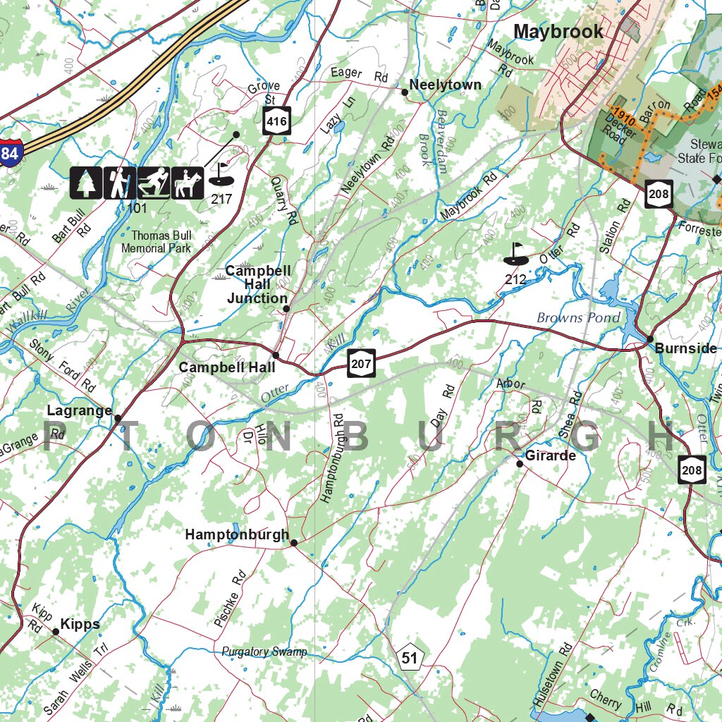 Eastern NY All-Outdoors Atlas & Field Guide pg. 164-165 Map by Sportsman's Connection | Avenza Maps