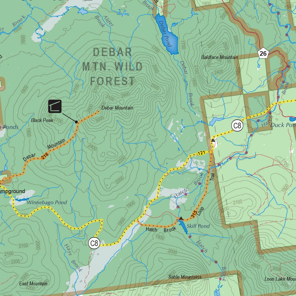 Eastern NY All-Outdoors Atlas & Field Guide pg. 094-095 Map by ...