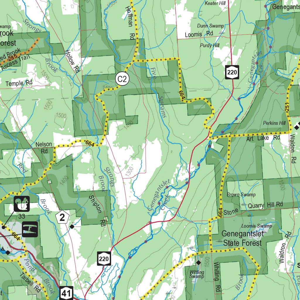 Western NY All-Outdoors Atlas & Field Guide pg. 106-107 Map by ...