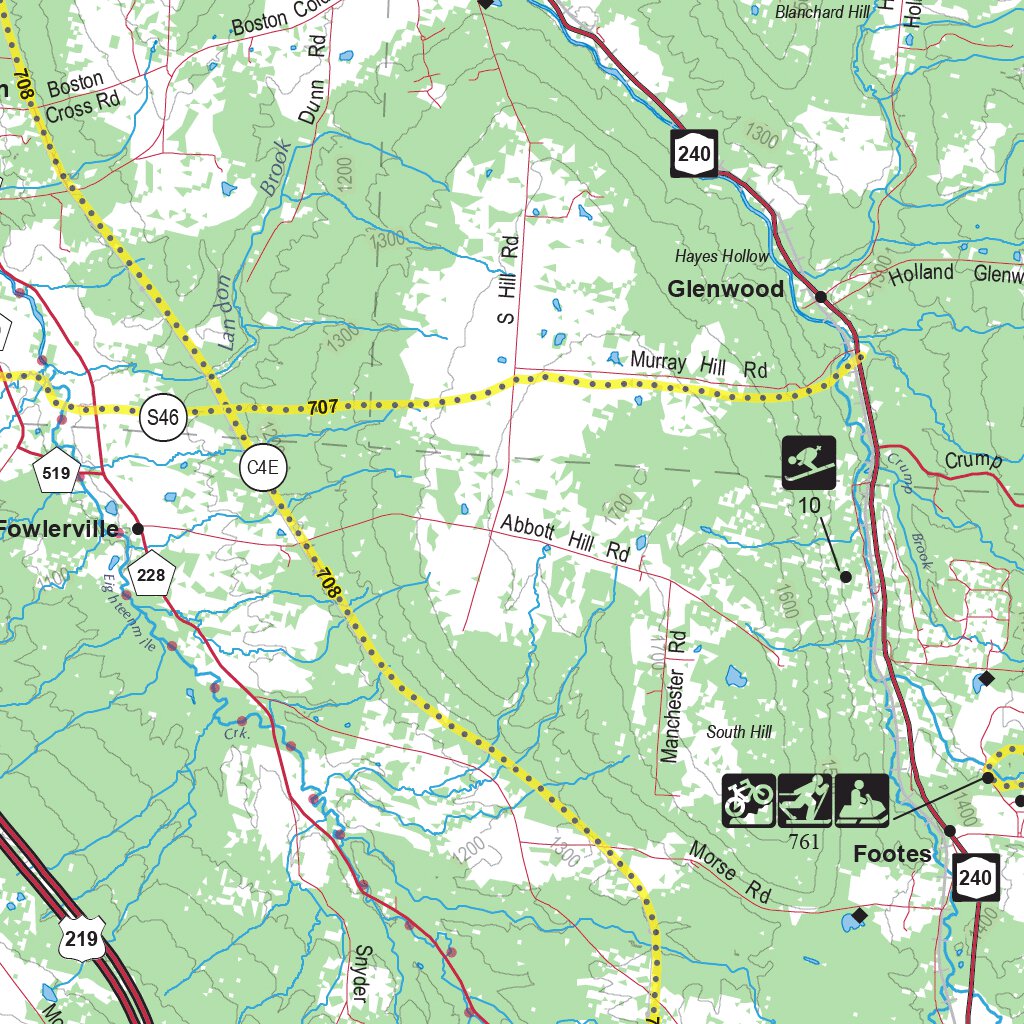 Western NY All-Outdoors Atlas & Field Guide pg. 110-111 Map by ...