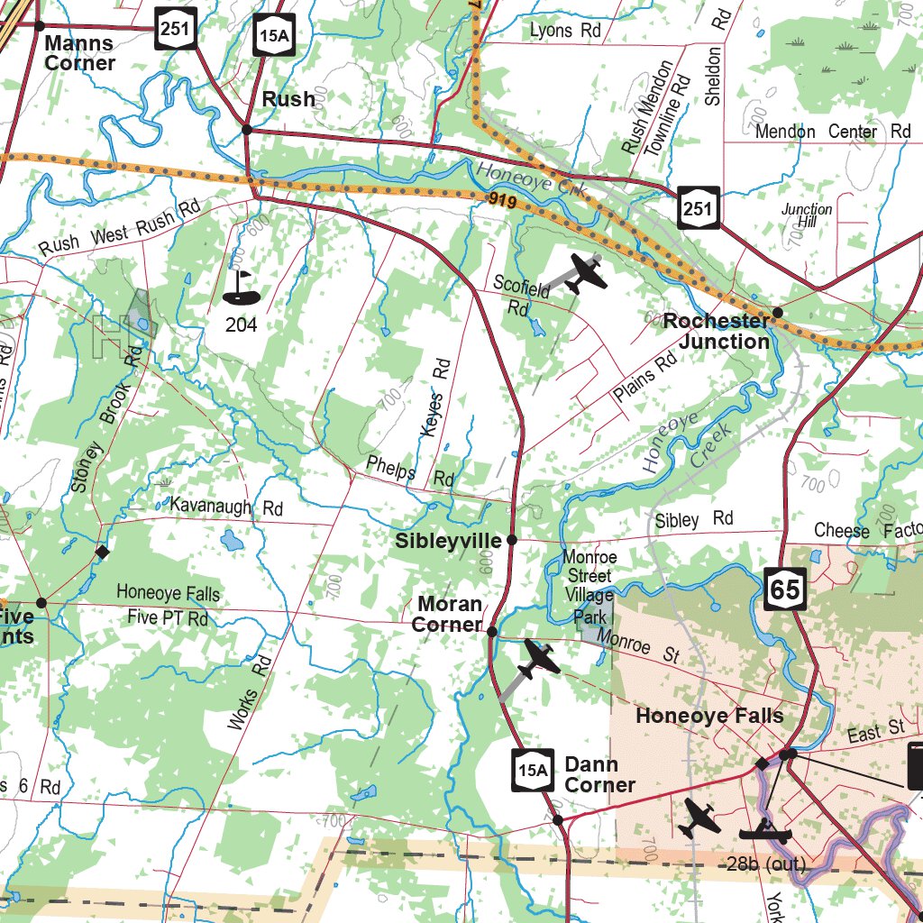 Western NY All-Outdoors Atlas & Field Guide pg. 128-129 Map by ...