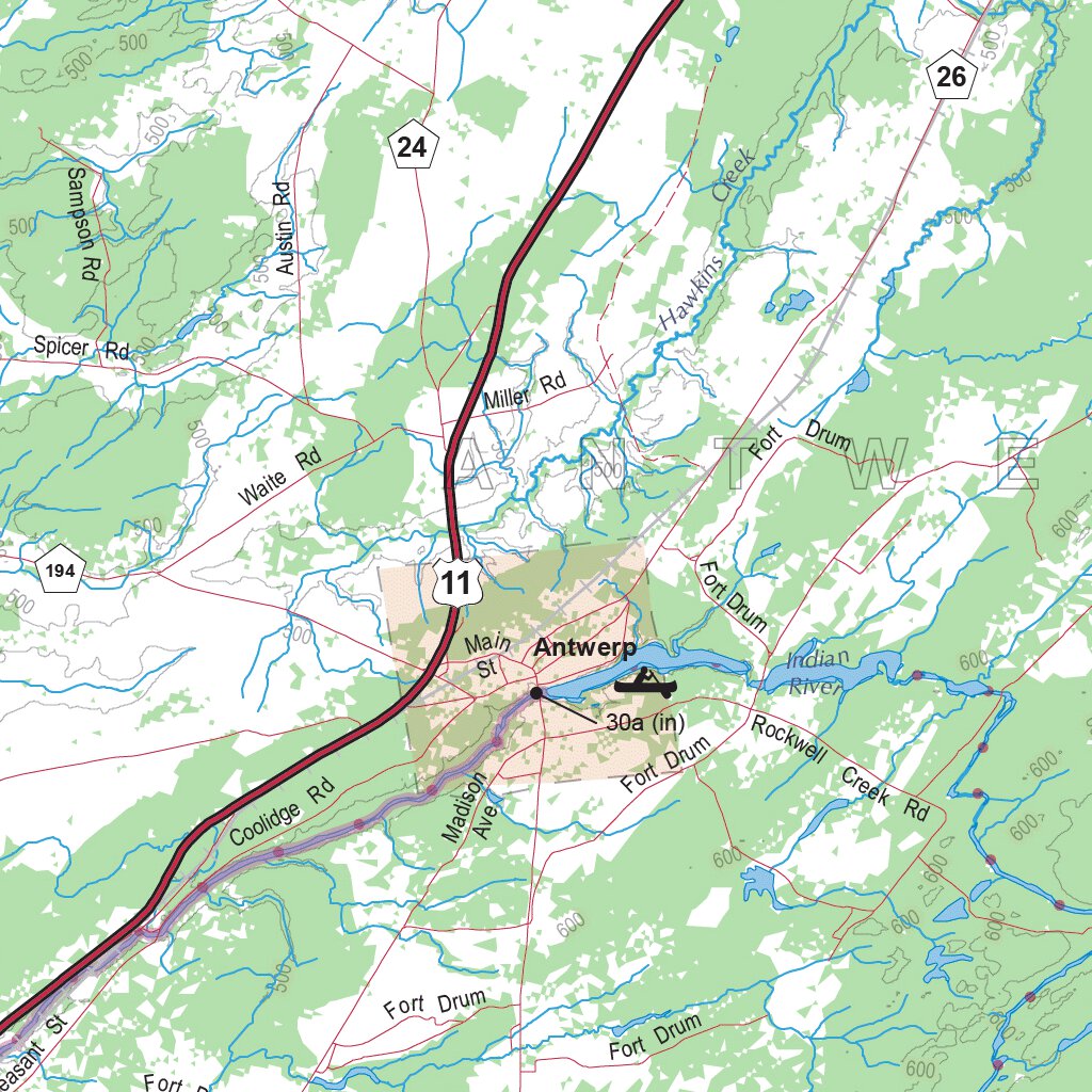 Western NY All-Outdoors Atlas & Field Guide pg. 164-165 Map by ...