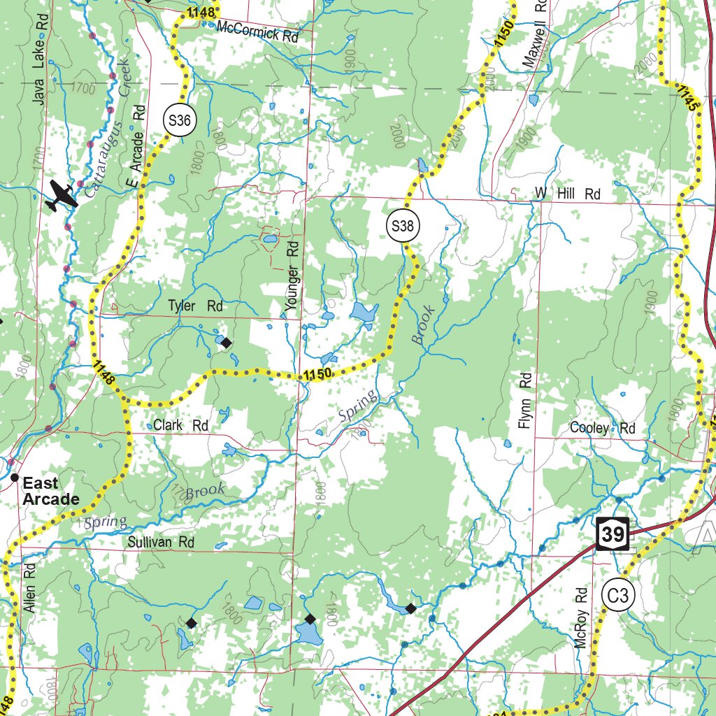 Western NY All-Outdoors Atlas & Field Guide pg. 112-113 Map by ...