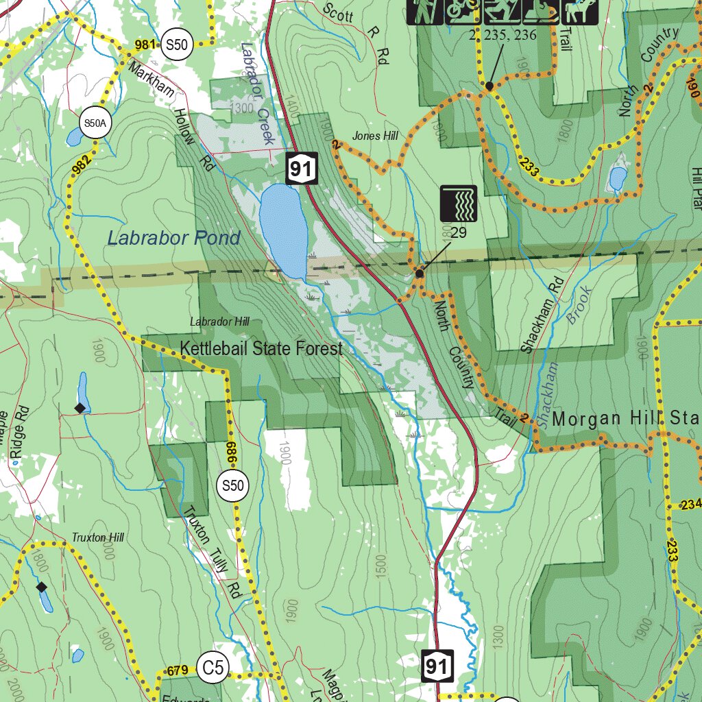 Western NY All-Outdoors Atlas & Field Guide pg. 120-121 Map by ...