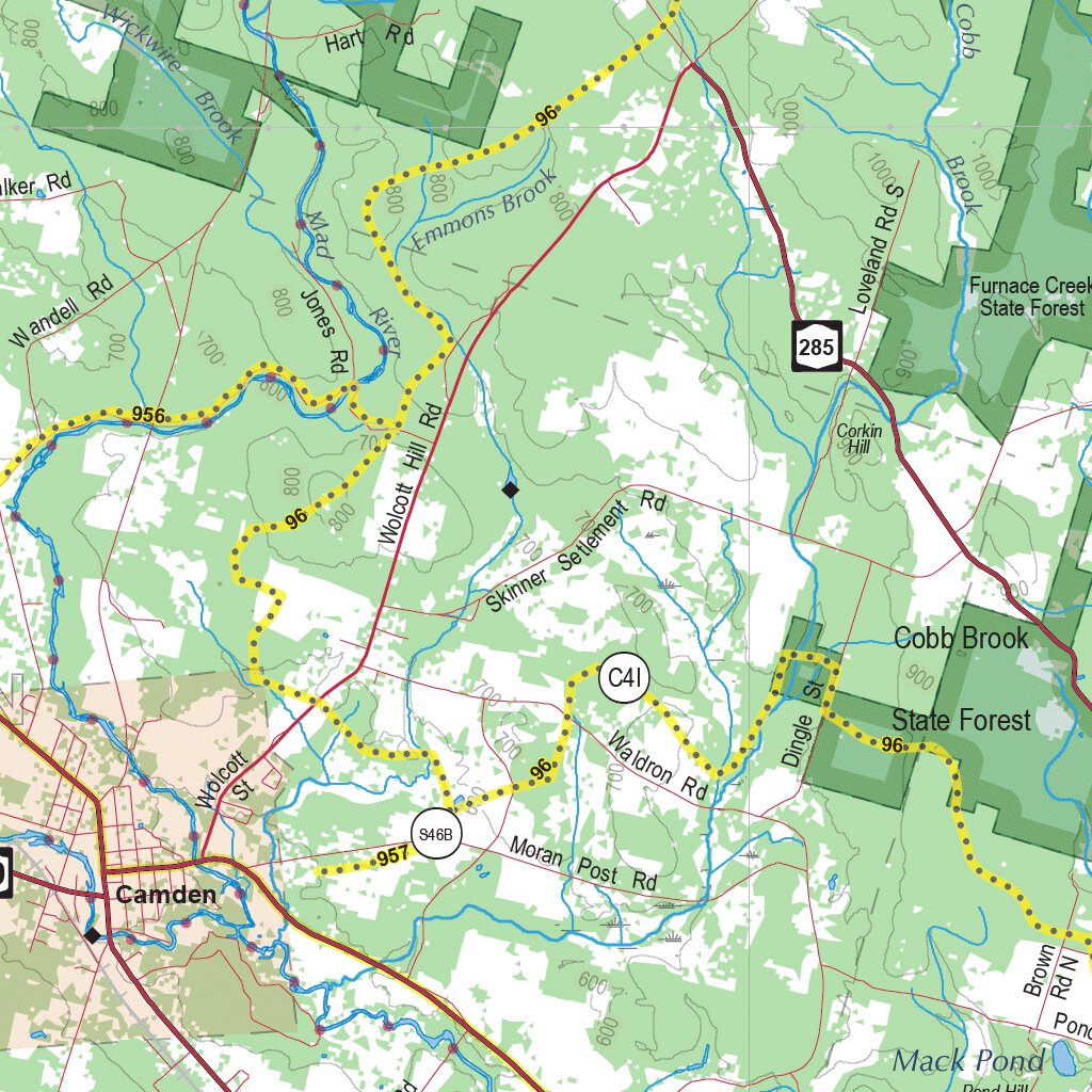 Western NY All-Outdoors Atlas & Field Guide pg. 150-151 Map by ...
