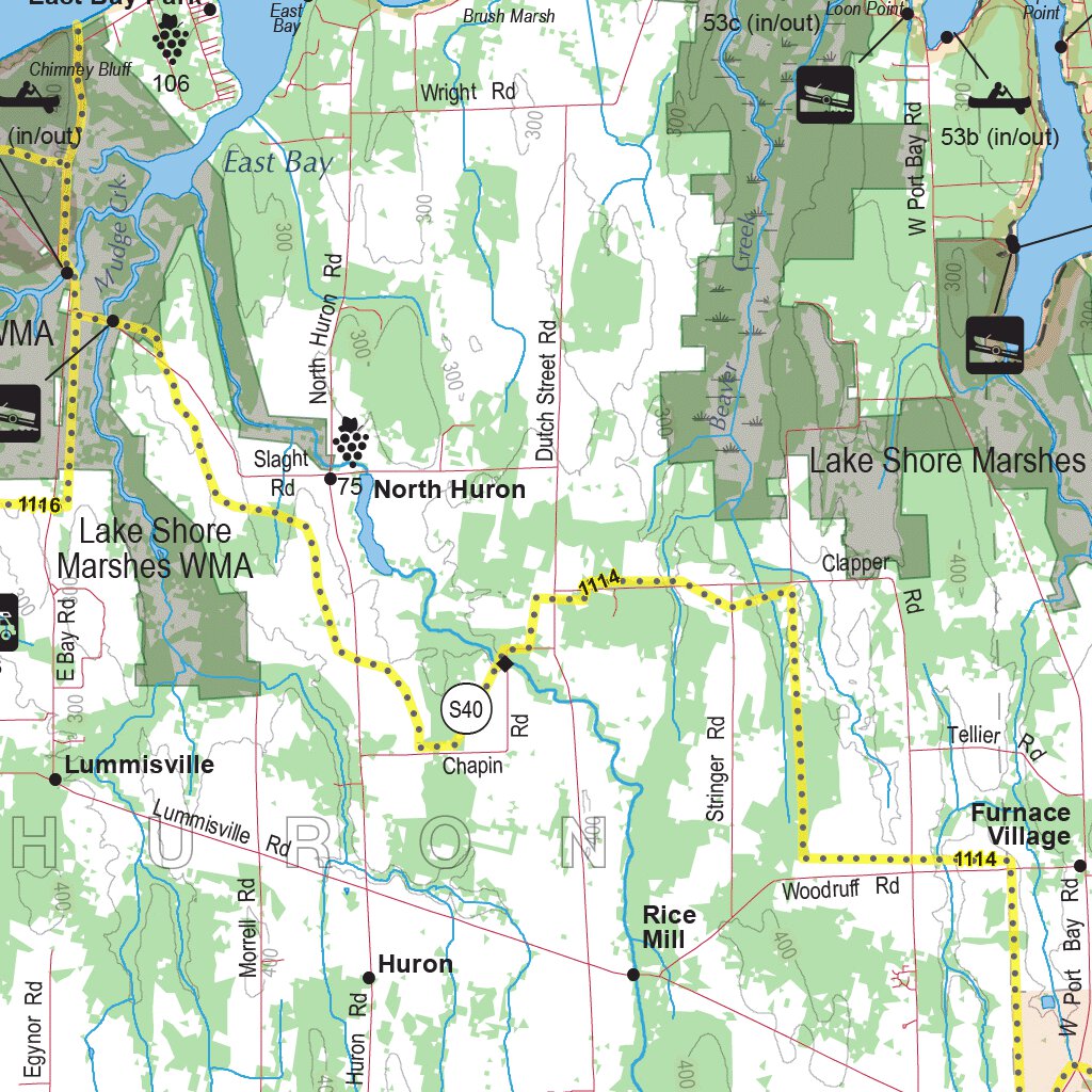 Western NY All-Outdoors Atlas & Field Guide pg. 146-147 Map by ...