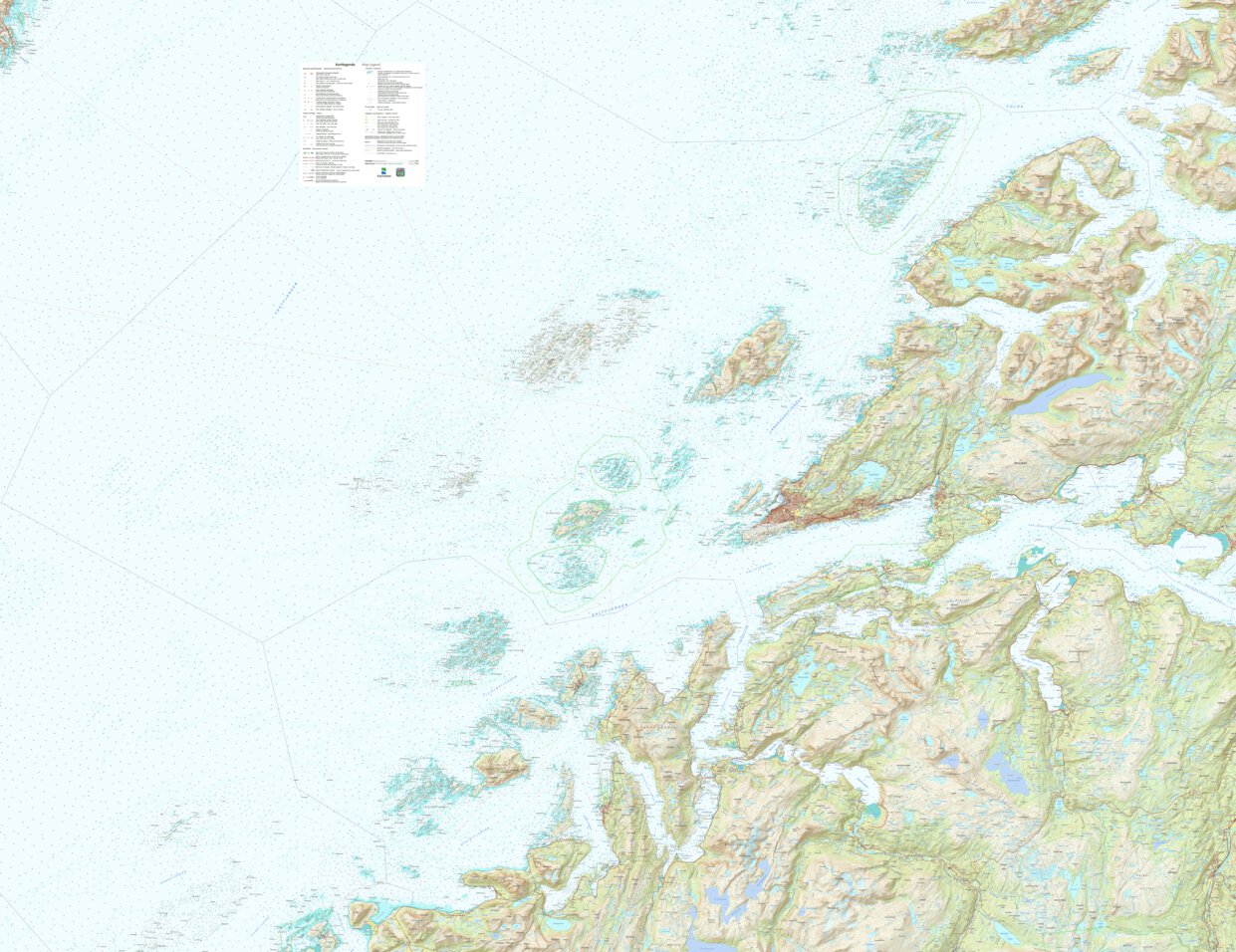 Municipality of Bodø Map by The Norwegian Mapping Authority | Avenza Maps