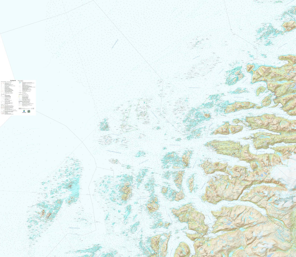 Municipality of Rødøy Map by The Norwegian Mapping Authority | Avenza Maps