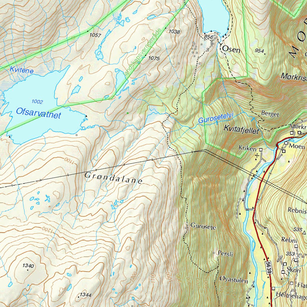 Municipality of Luster Map by The Norwegian Mapping Authority | Avenza Maps