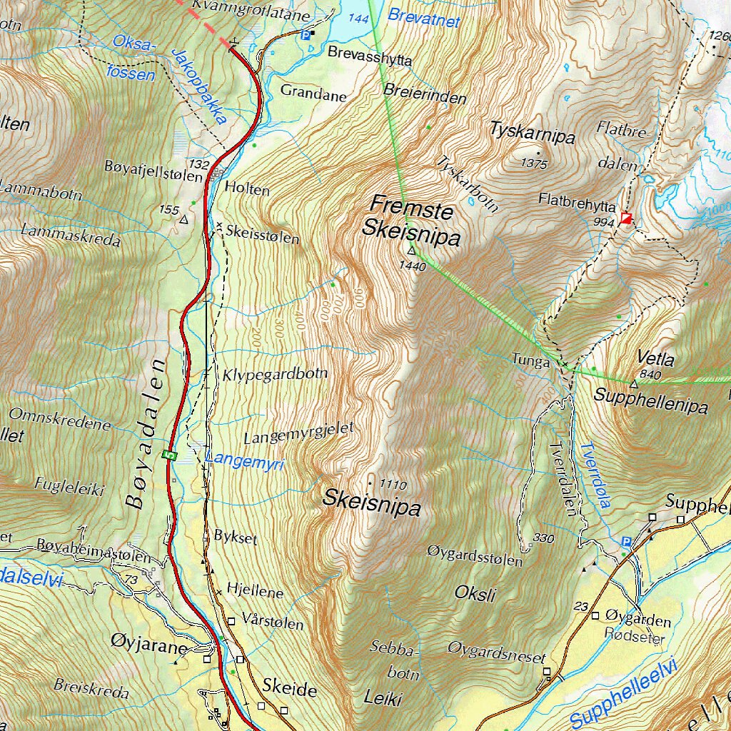 Municipality of Sunnfjord Map by The Norwegian Mapping Authority | Avenza Maps