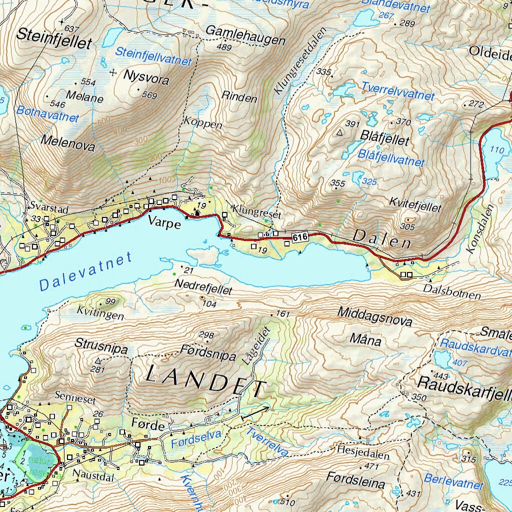 Municipality of Bremanger Map by The Norwegian Mapping Authority ...