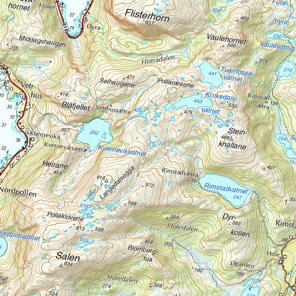 Municipality of Bremanger Map by The Norwegian Mapping Authority ...