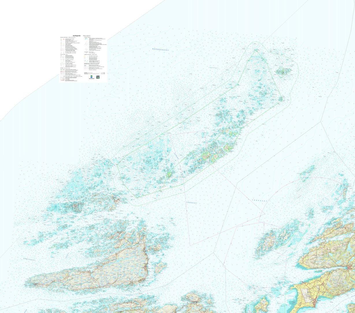 Municipality of Frøya Map by The Norwegian Mapping Authority | Avenza Maps