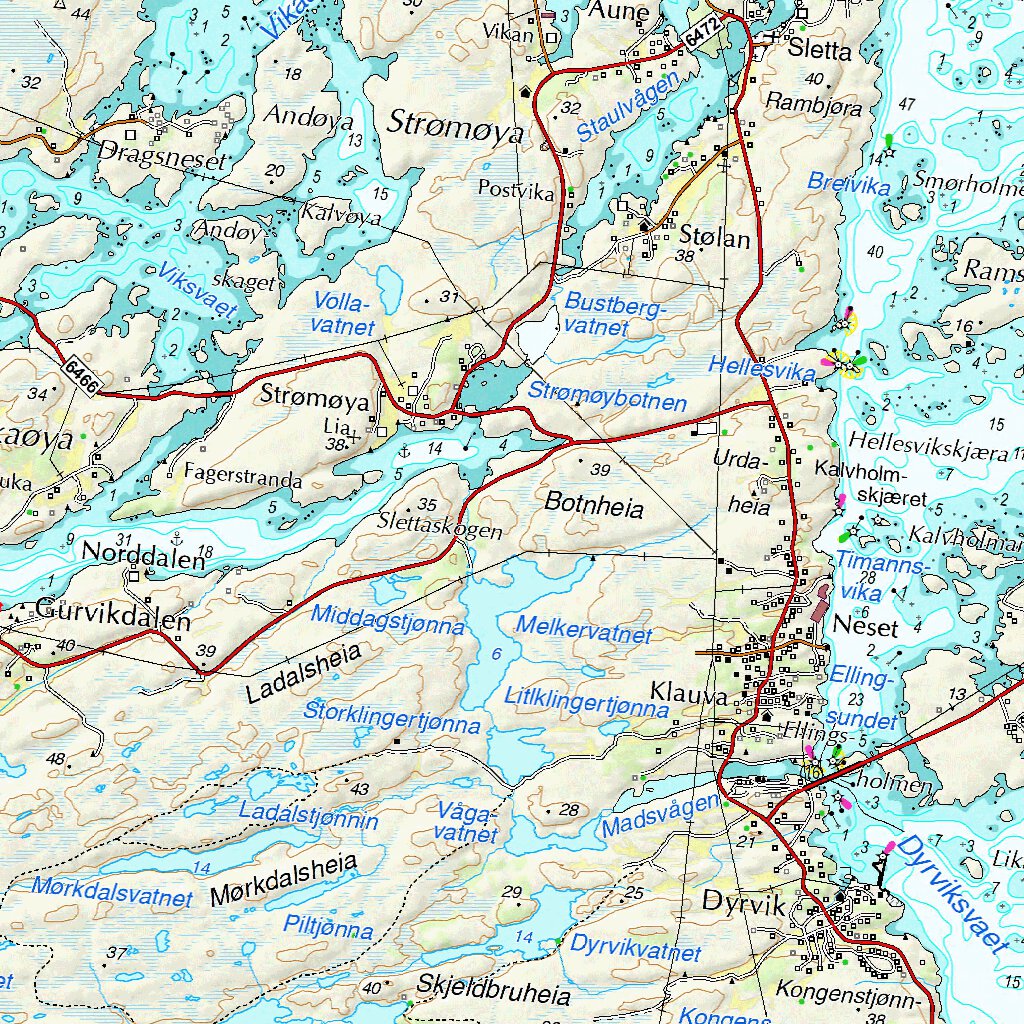 Municipality of Frøya Map by The Norwegian Mapping Authority | Avenza Maps
