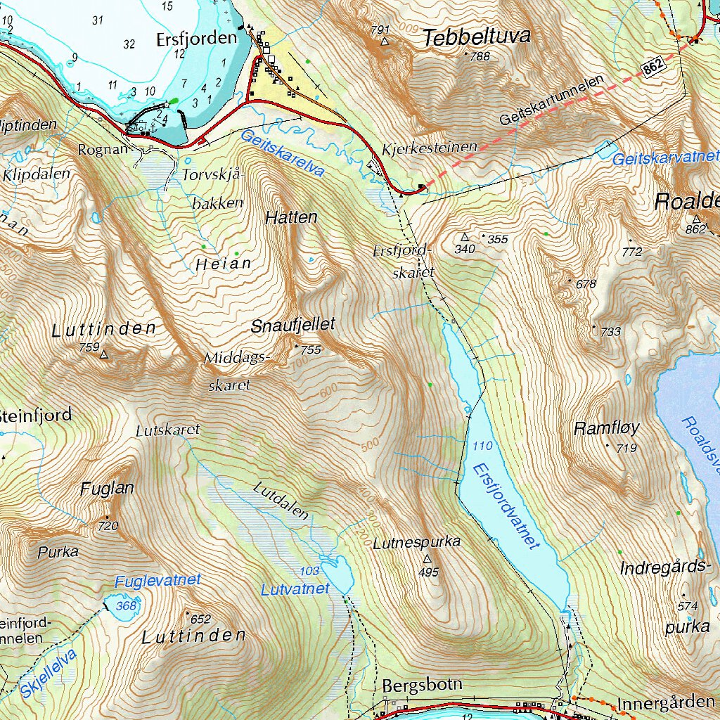 Municipality of Senja Map by The Norwegian Mapping Authority | Avenza Maps