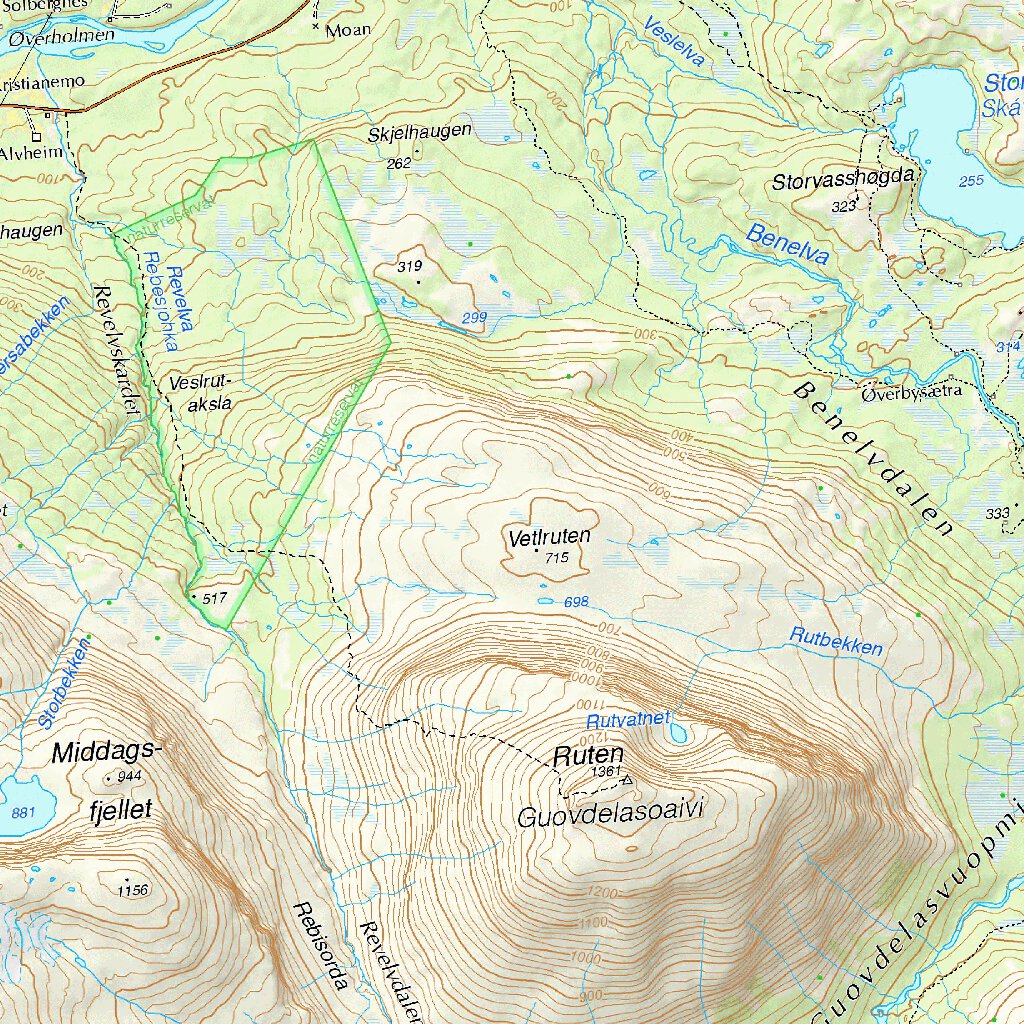 Municipality of Målselv Map by The Norwegian Mapping Authority | Avenza ...