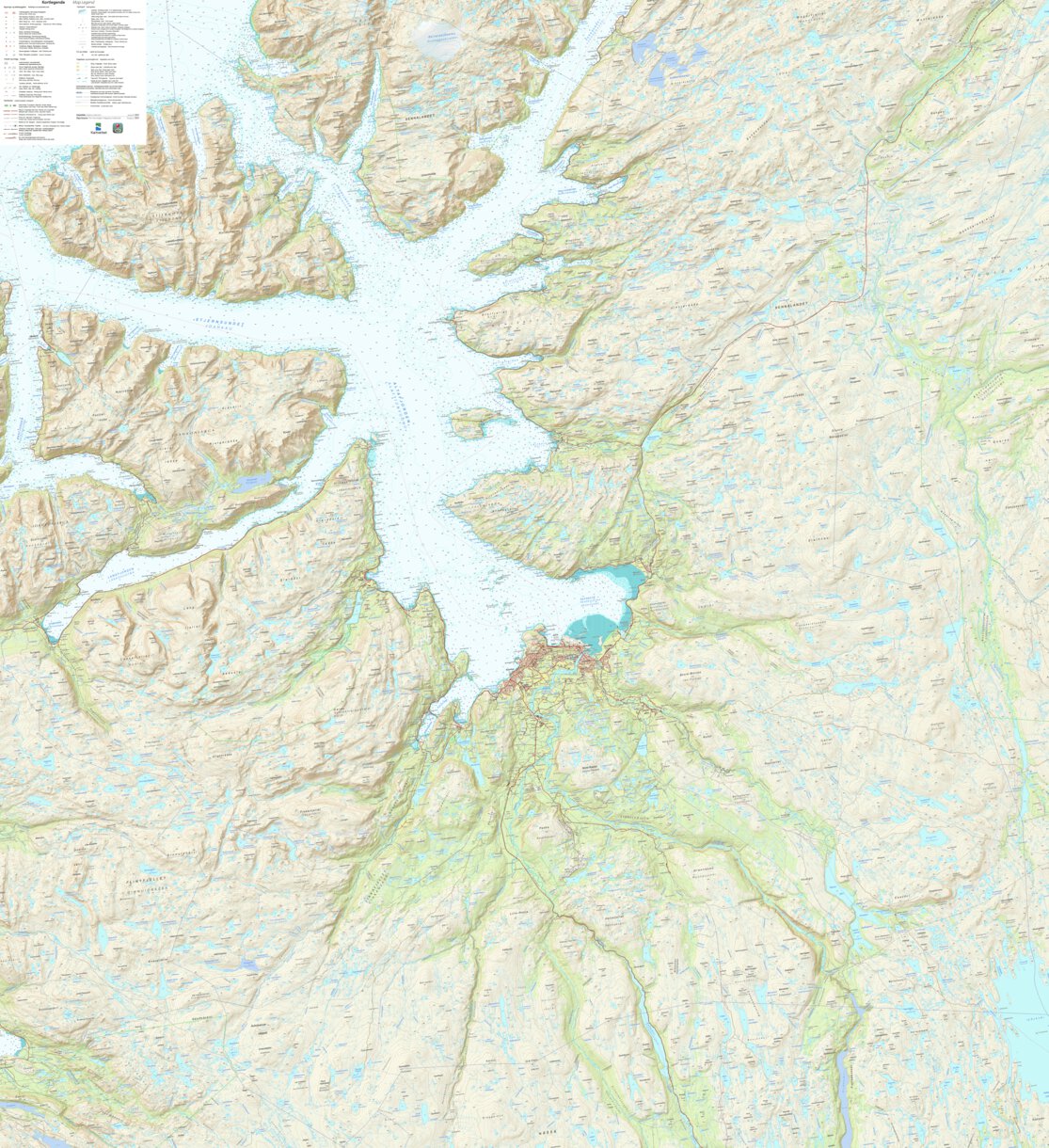 Municipality of Alta Map by The Norwegian Mapping Authority | Avenza Maps