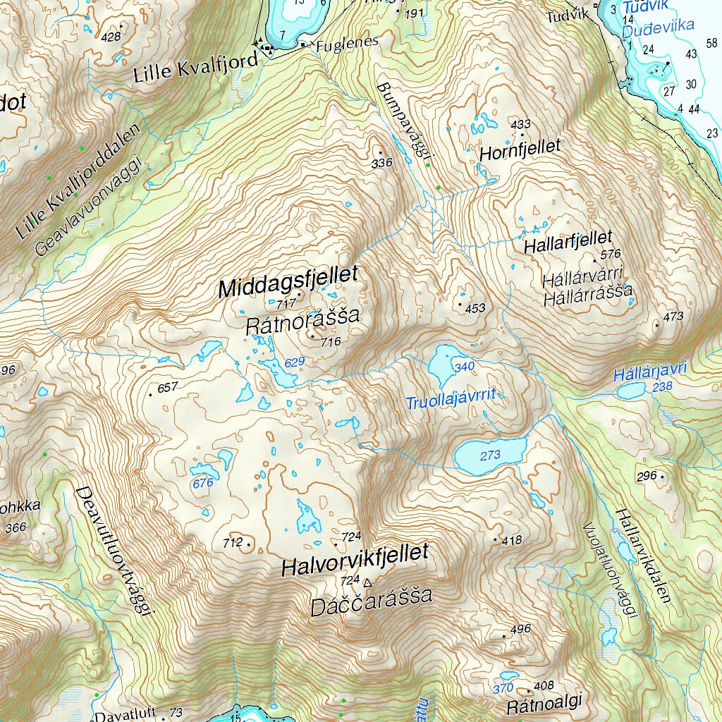 Municipality of Alta Map by The Norwegian Mapping Authority | Avenza Maps