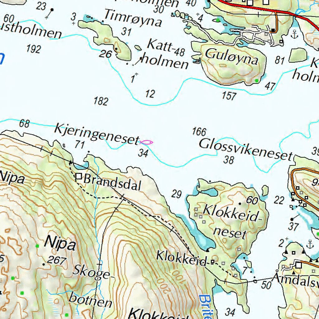 Municipality of Gulen Map by The Norwegian Mapping Authority | Avenza Maps