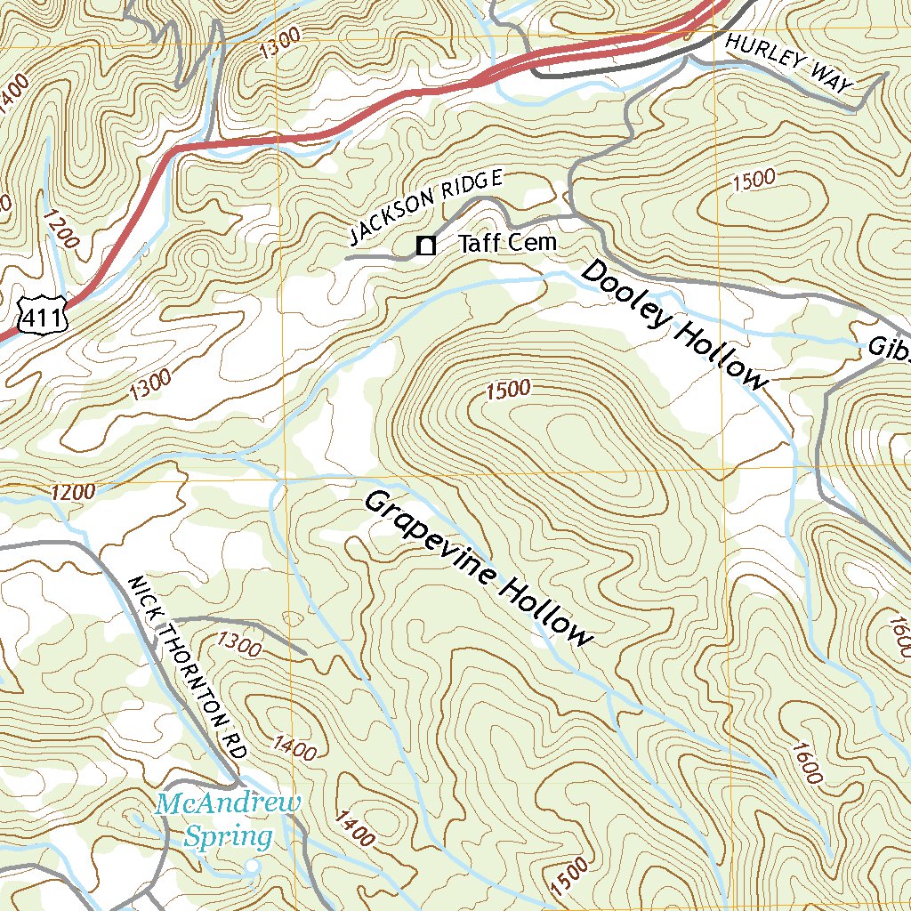 Chestnut Hill, TN (2019, 24000-Scale) Map by United States Geological ...