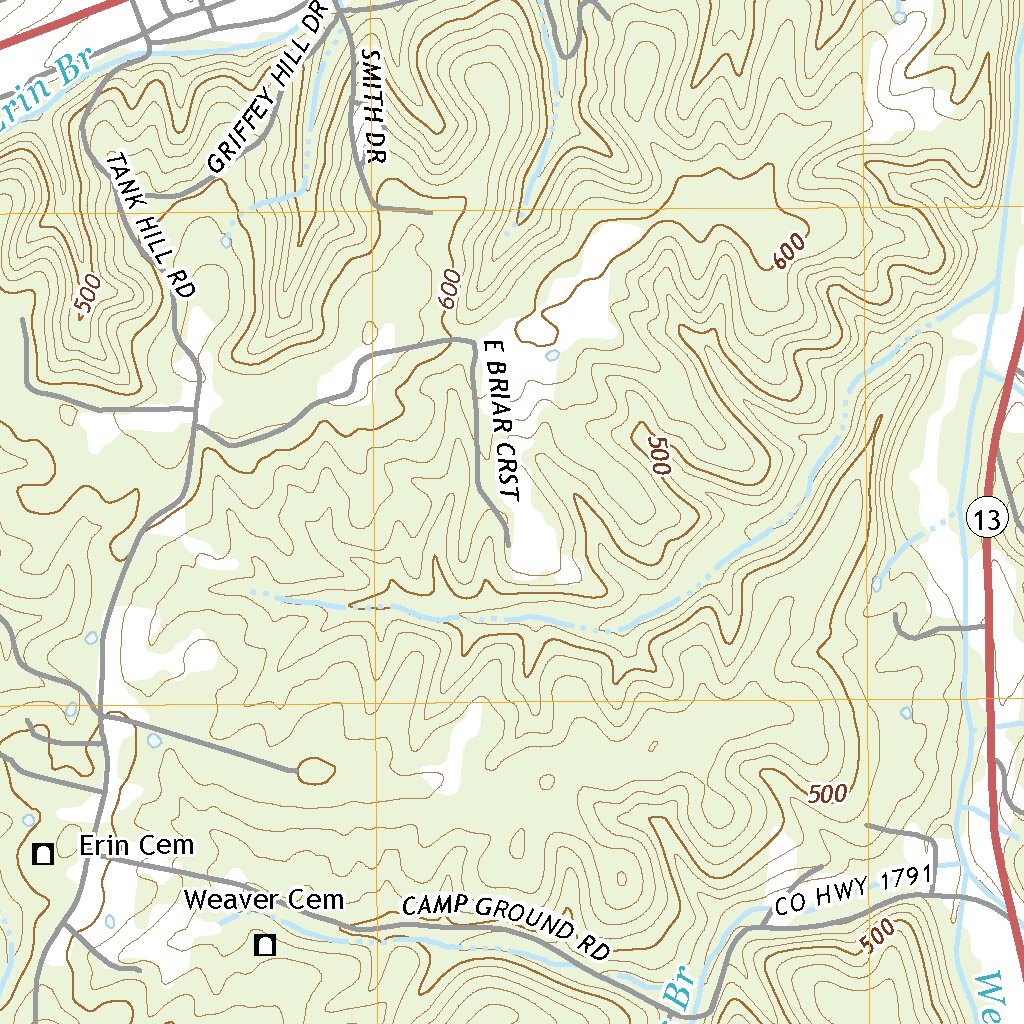 Erin, TN (2019, 24000-Scale) Map by United States Geological Survey ...