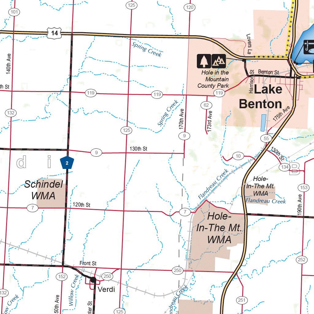 Southern MN All-Outdoors Atlas & Field Guide pg. 046-047 Map by ...