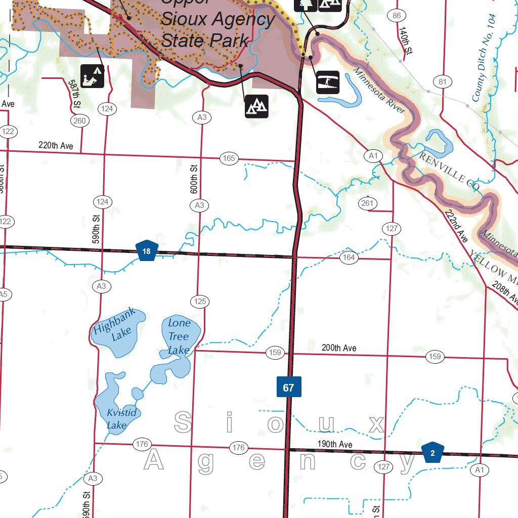 Southern MN All-Outdoors Atlas & Field Guide pg. 034-035 Map by ...