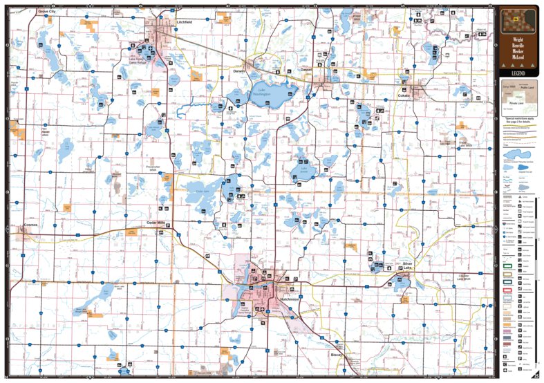 Southern MN All-Outdoors Atlas & Field Guide pg. 024-025 Map by ...