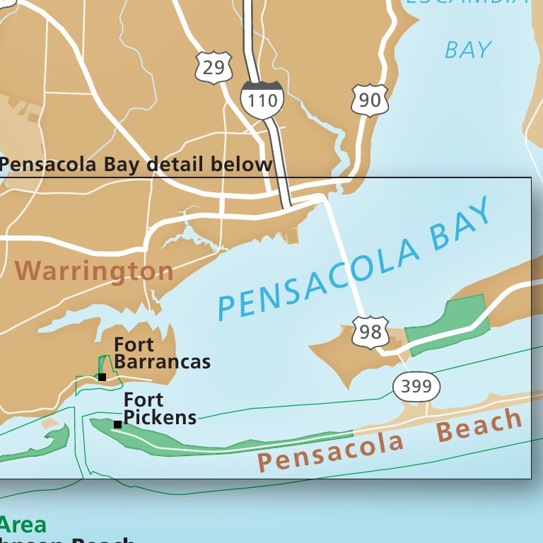 Gulf Islands National Seashore Map by US National Park Service | Avenza ...