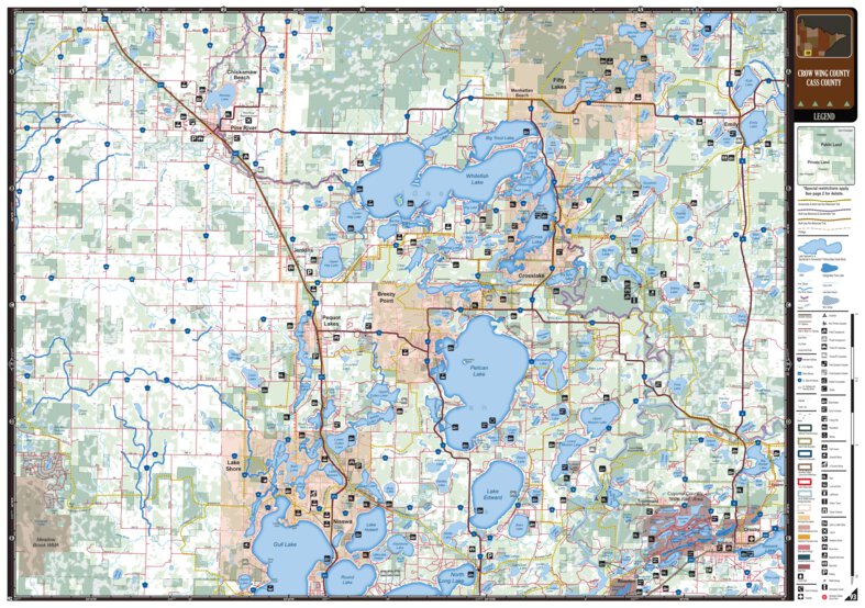 Northeastern MN All-Outdoors Atlas & Field Guide pg. 092-093 Map by ...